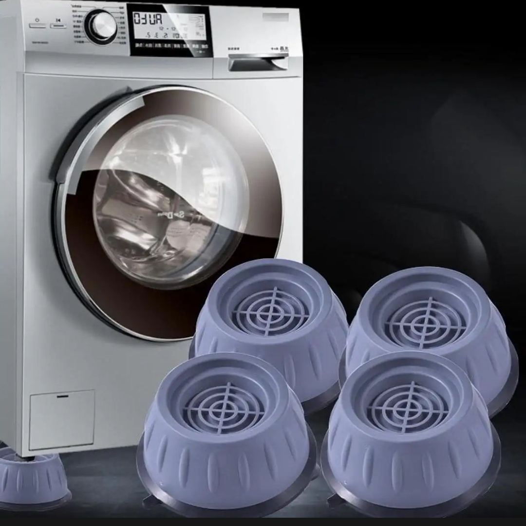 PACK OF 4 Anti Vibration Feet Pads Washing Machine Shock Absorption ...