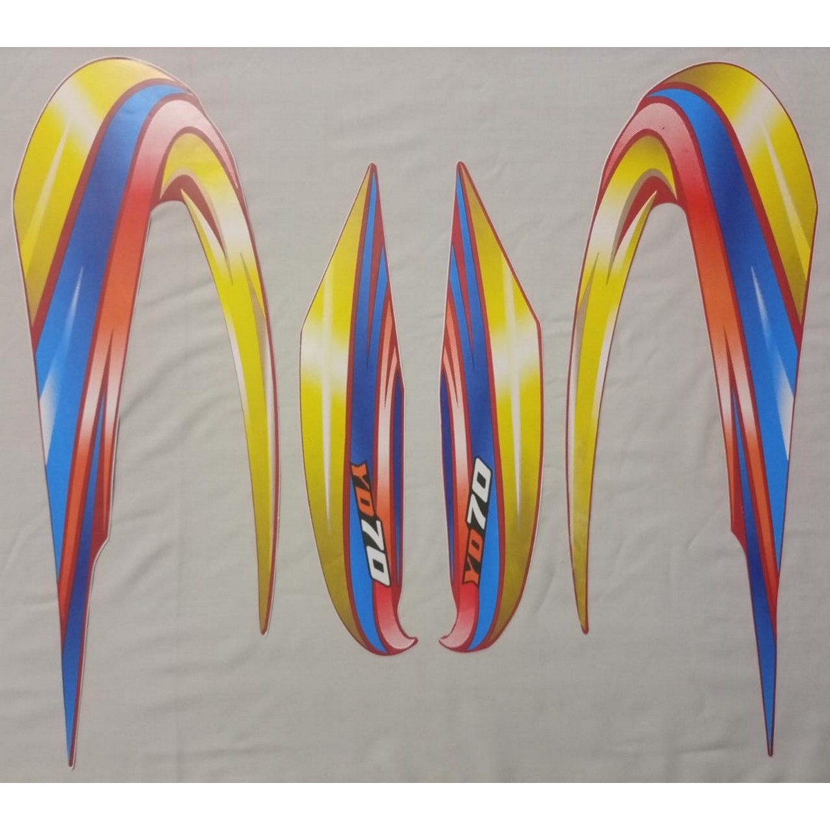 Tanki Tapa Sticker 2016 Model YAMAHA DHOOM ( COMPLETE SET ) | Daraz.pk