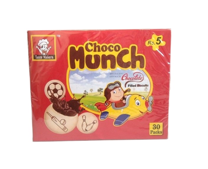 Choco Munch Chocolate Filled Biscuits Pack of 30 pcs | Daraz.pk