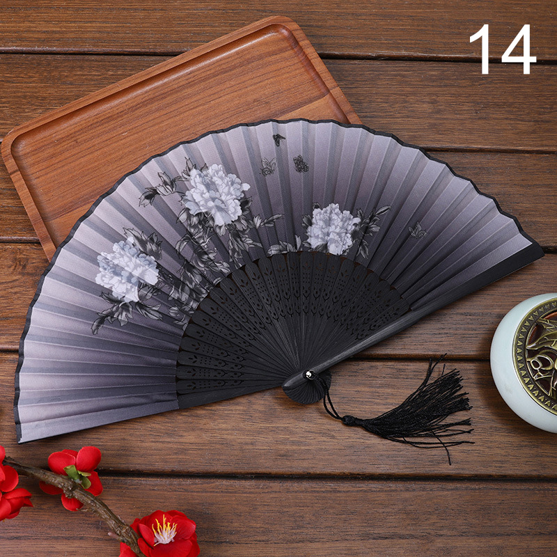Hot Retro Dragon Folding Fan National Style Man Woman Hanfu Retro ...