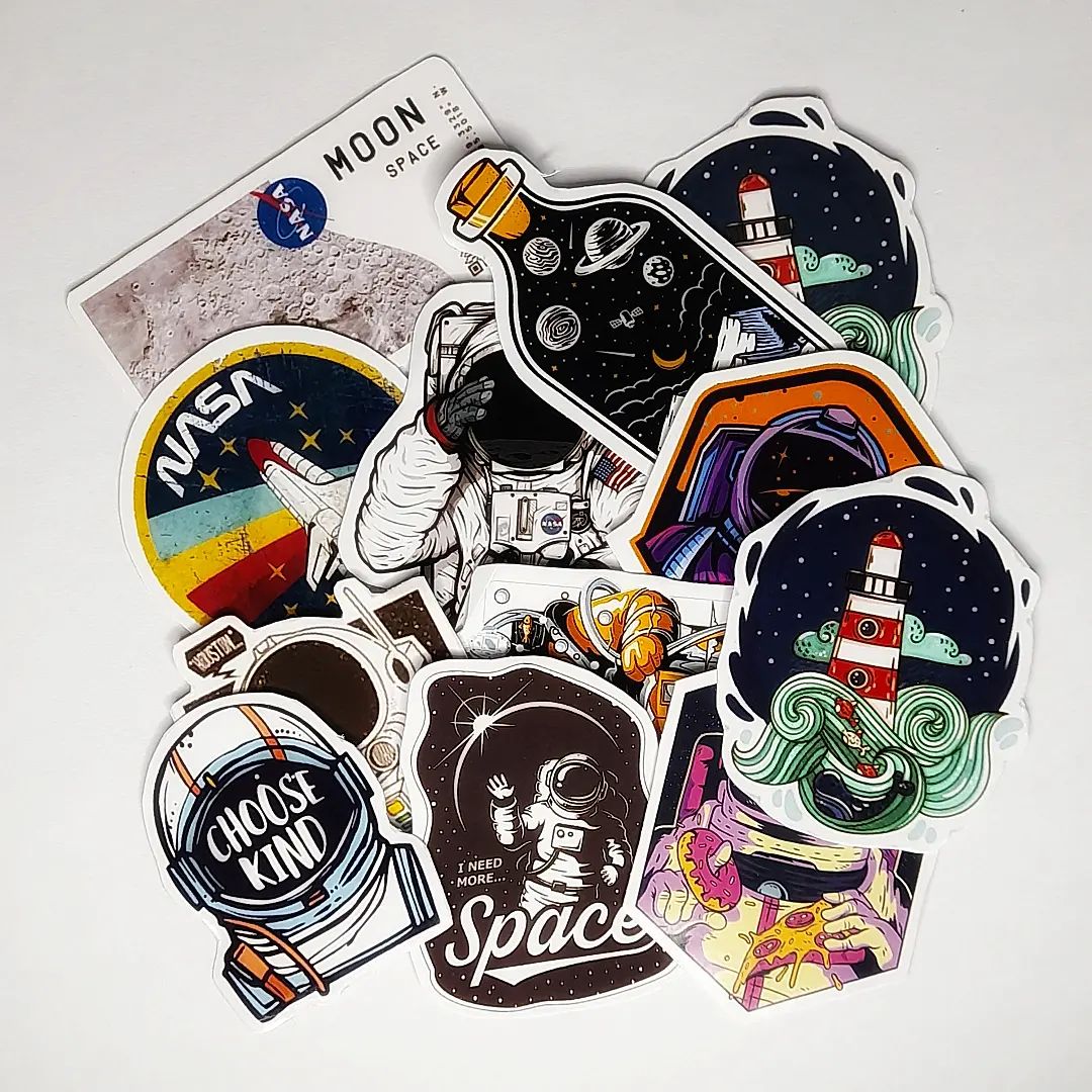 Pack Of 5/11 READY 2 LEARN Foam Stickers Space/Astronaut Stickers ...