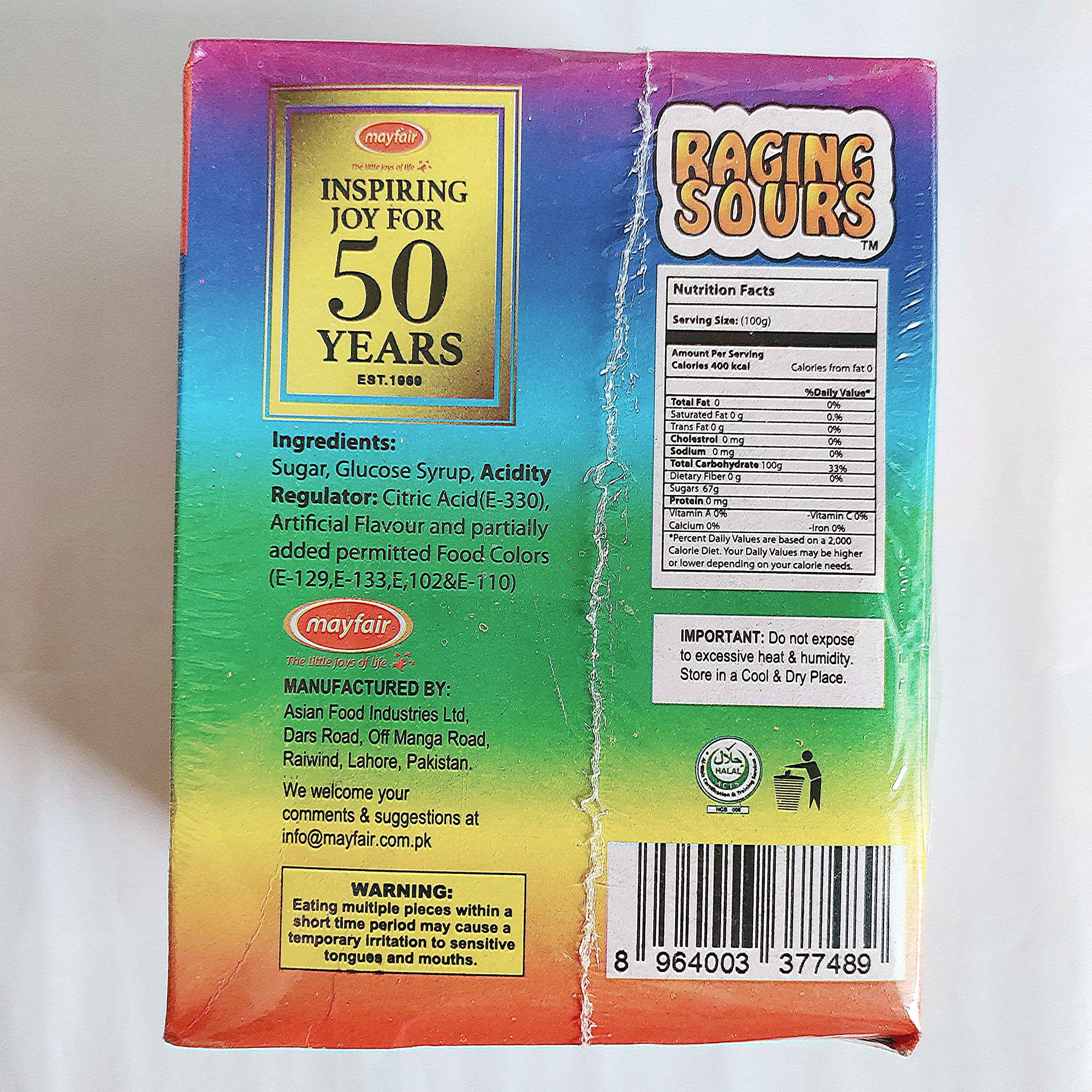 Mayfair Ragging sours candy 120 pcs Rs 1 | Daraz.pk