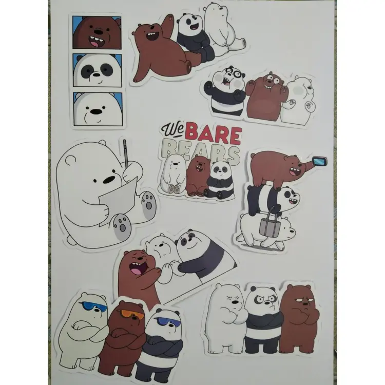 We Bare Bears Svg Files, We Bare Bears Png Files, Vector Pn, 60% OFF