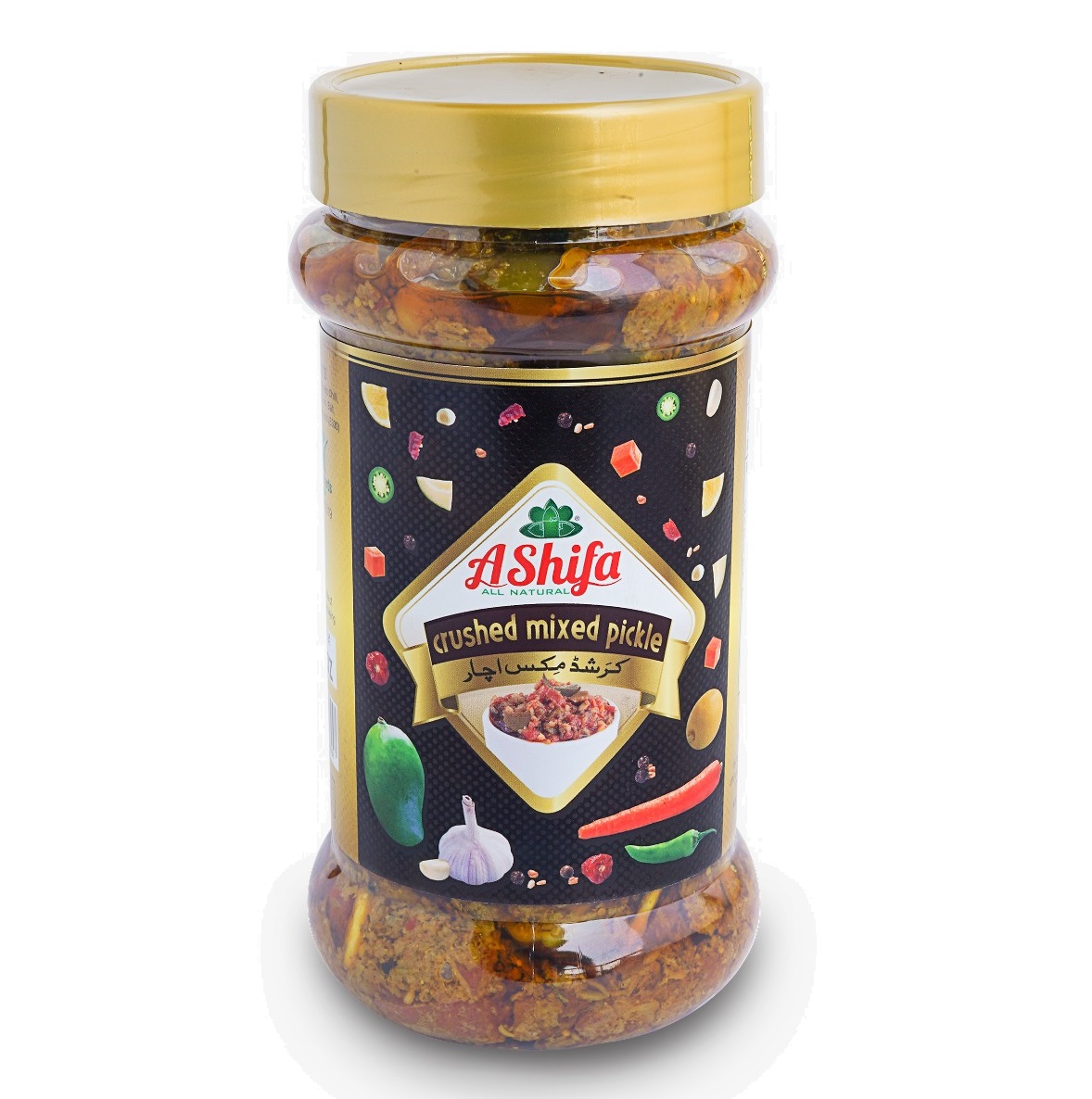Mixed Crushed Pickle Jar 800GM By Ashifa Foods | Daraz.pk