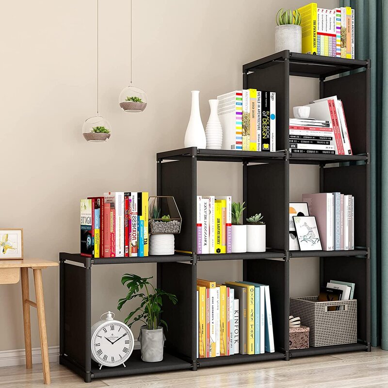 2X6 Layers Double row books rack shelfs for storage of books, Toys ...