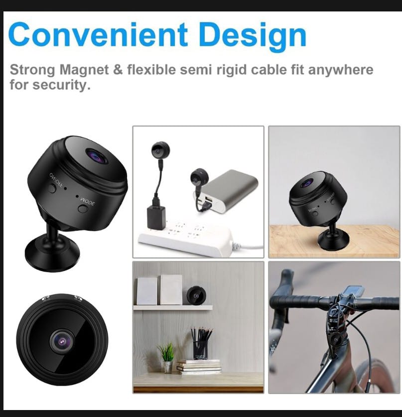 Wireless A9 Mini WIFI Camera 1080P HD for outdoor and indoor security ...