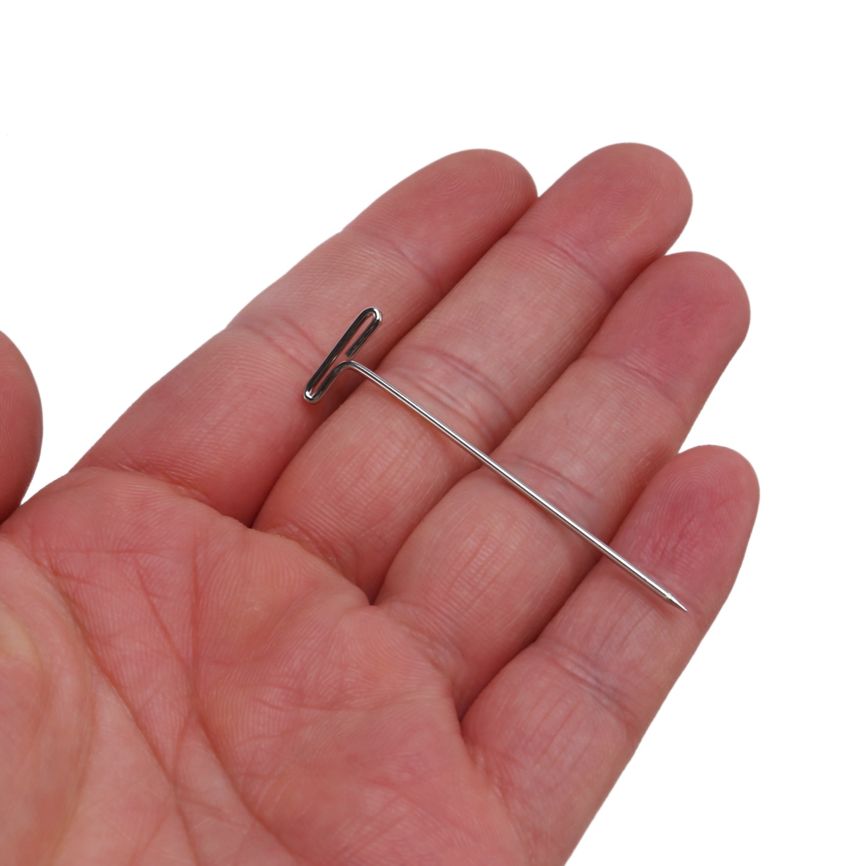 Steel T-pins 2 Inch, 1-1/ 2 Inch for Blocking Knitting 150 Pieces ...