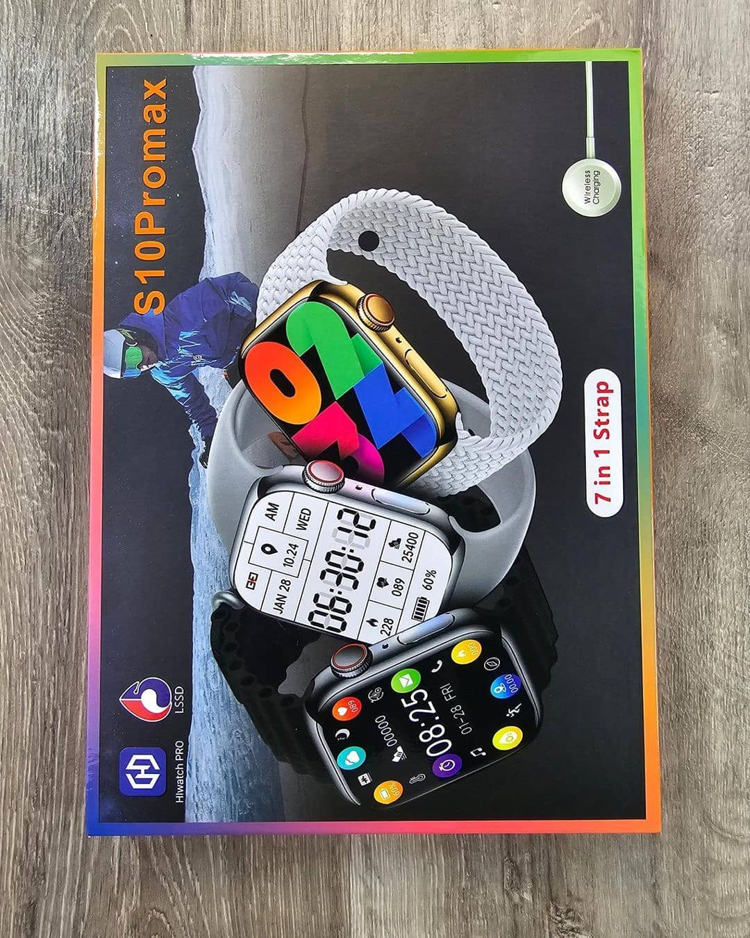S10 ProMax |7in1 Straps Smart Watch Series 9 with Bluetooth calling ...