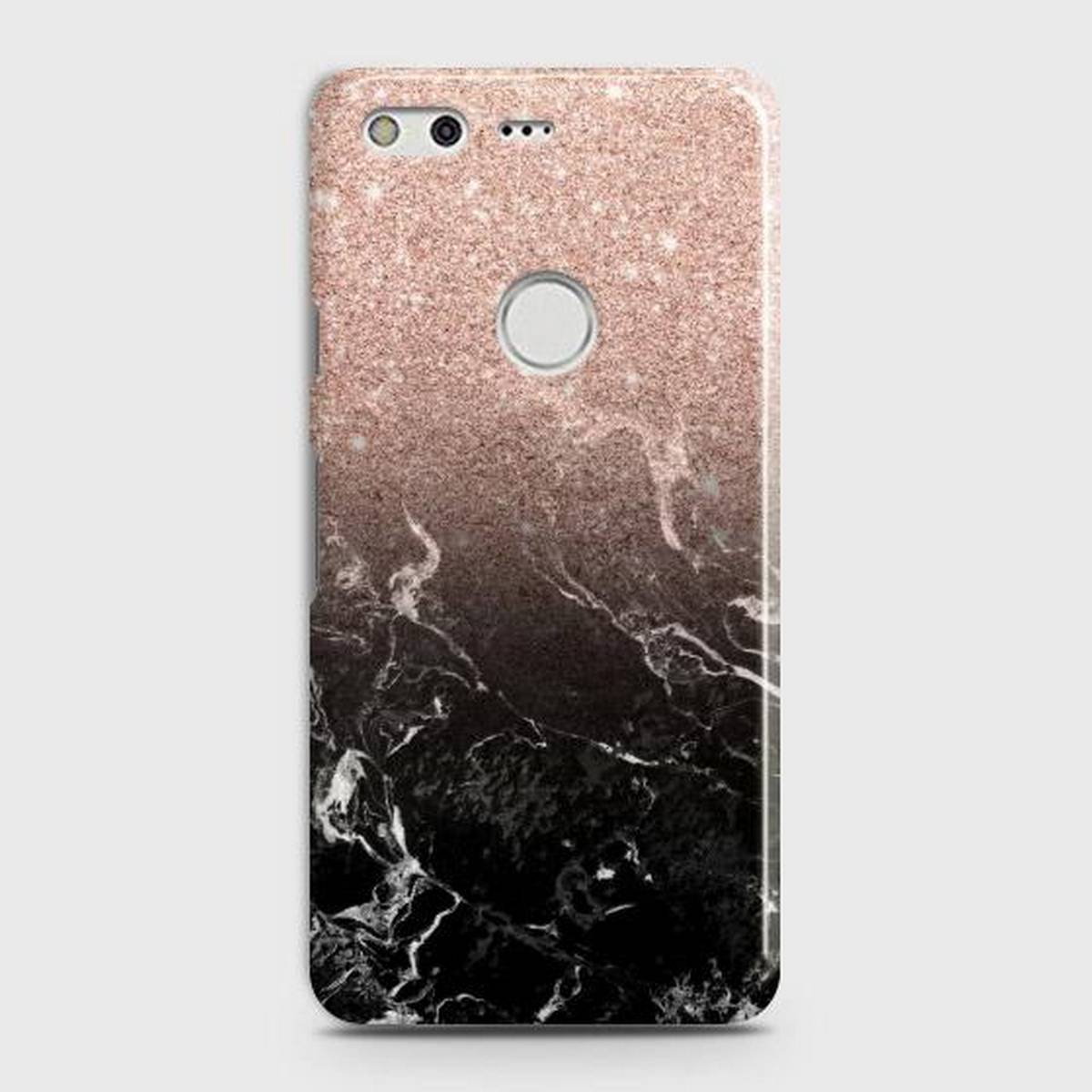 Google Pixel Cover Case Rose and black marbel Hard Cover- Design 39 ...