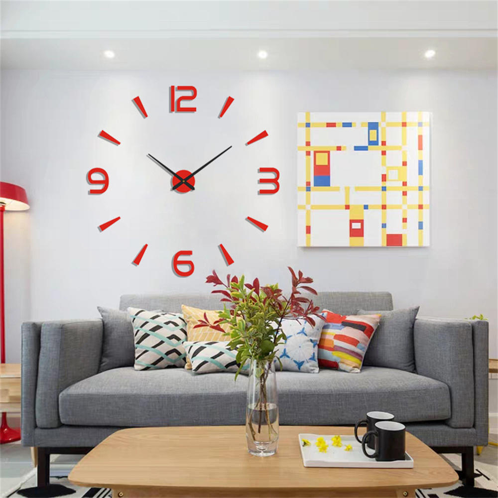 Wall Clock Digital Clock Mute Clock DIY Clock Luminous Clock | Daraz.pk