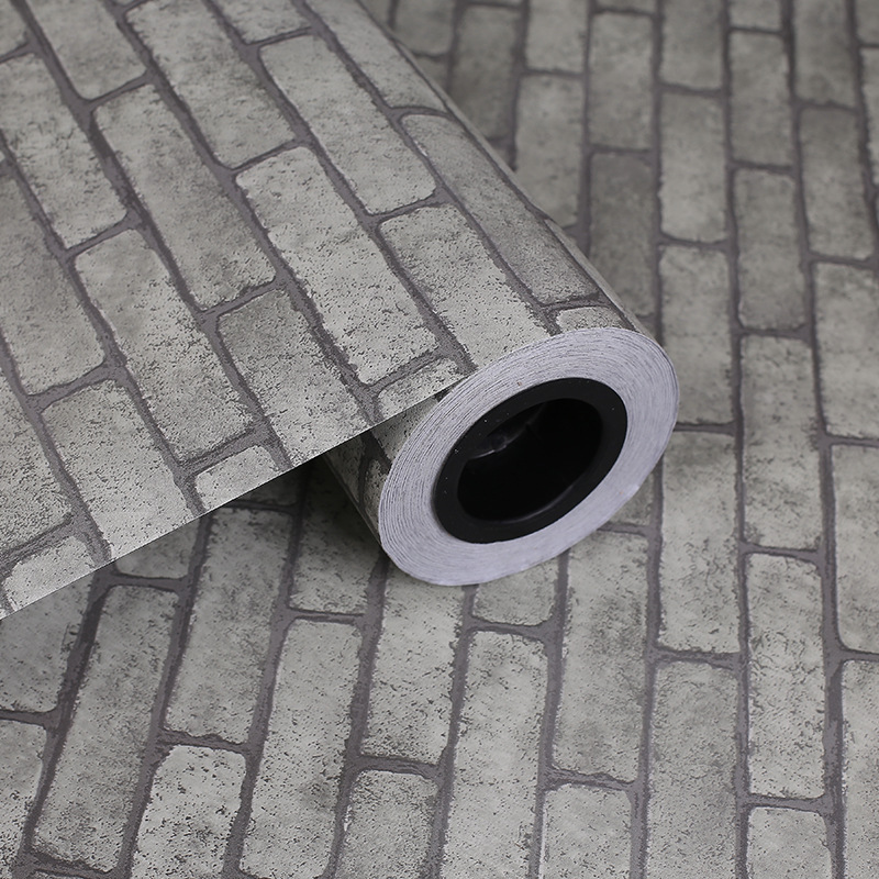 2x9 foot Brick Wallpaper PVC Self Adhesive Sofa Living Room Wall ...