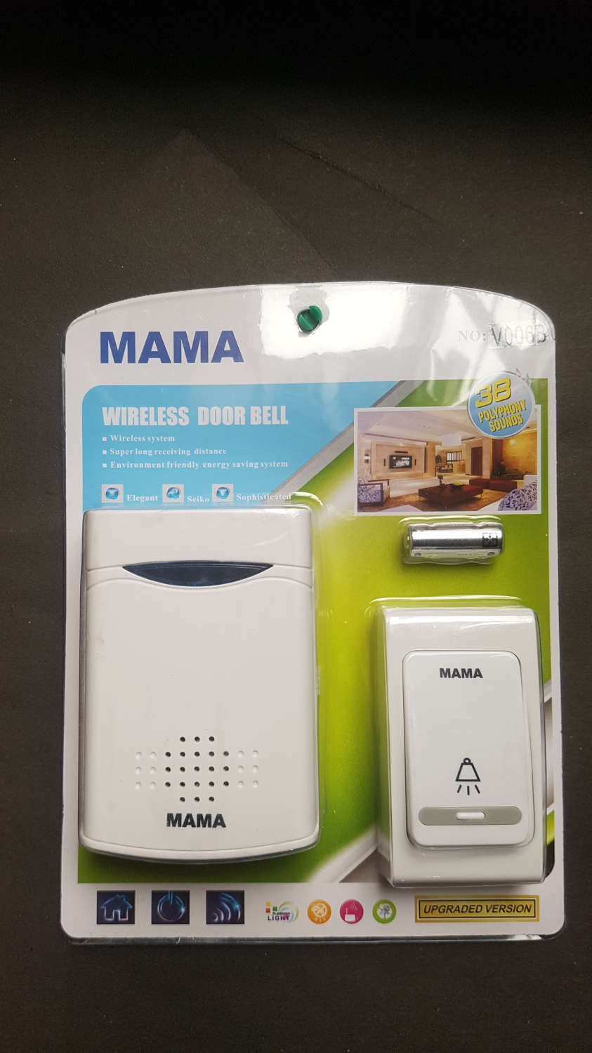Wireless Door Bell with Remote Control Extra 150 Meter Long Range ...