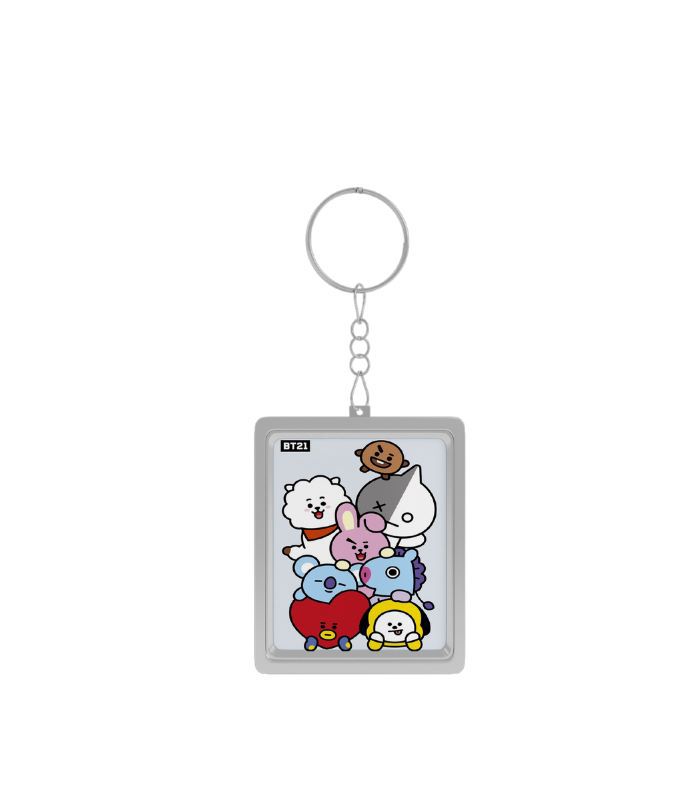 BT21 acrylic keychain BTS character stylish daily use keychains with ...
