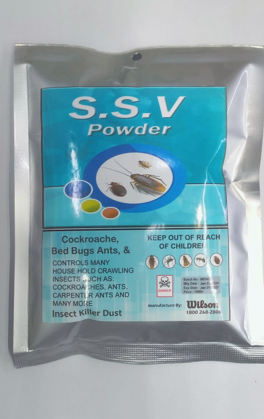 SSV Dusting Powder Kills Cockroaches Imported from Holland - Highly ...