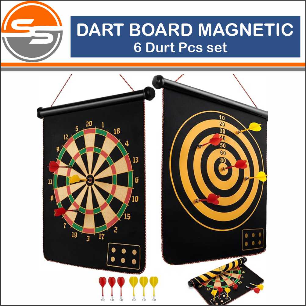 Magnetic Dart Board, Indoor Outdoor Dart Games For Kids With.... | Daraz.pk