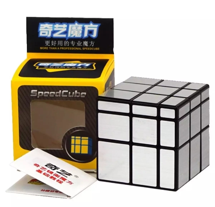 Original Qy Mirror Rubik Cube - Rubik'S Cube For Kids - Silver | Daraz.pk