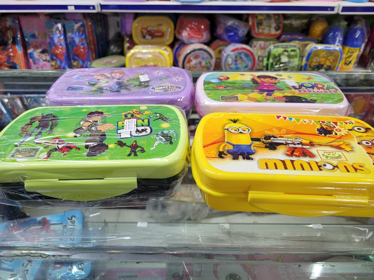 Lunch Box with side lock with small box and Spoon inside | Daraz.pk