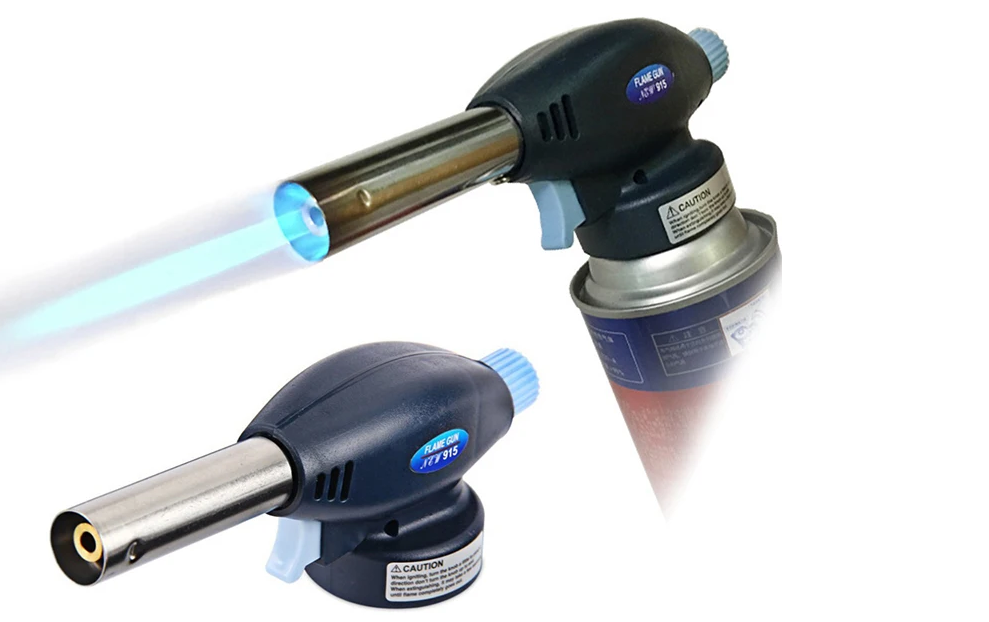 cooking flame torch+NOOR ARA catridge, 2 in 1, Cooking gun with butan.e ...
