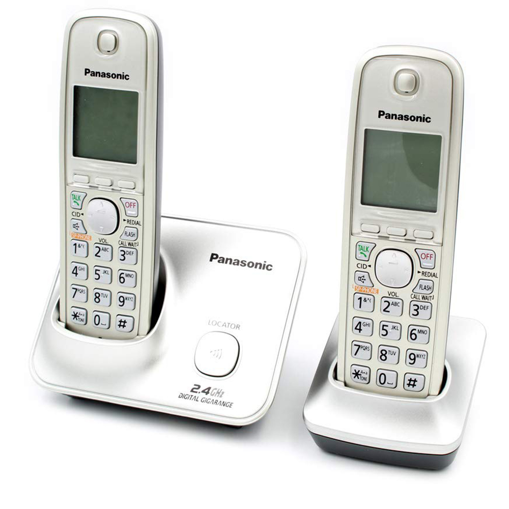 Panasonic Single Line 2.4GHz KX-TG3712SXB Digital Cordless Telephone ...