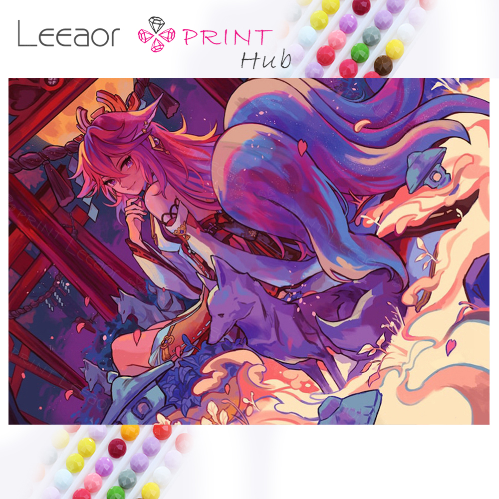 CAMKIDS Game Genshin Impact 5D Diamond Painting Anime Diy Cross Stitch ...