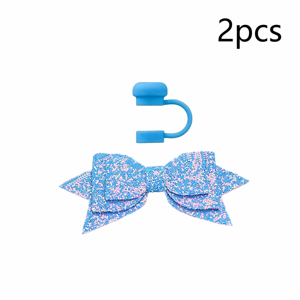 Dust-proof Straw covers Easy-to-clean Glitter 40 oz Straw toppers ...