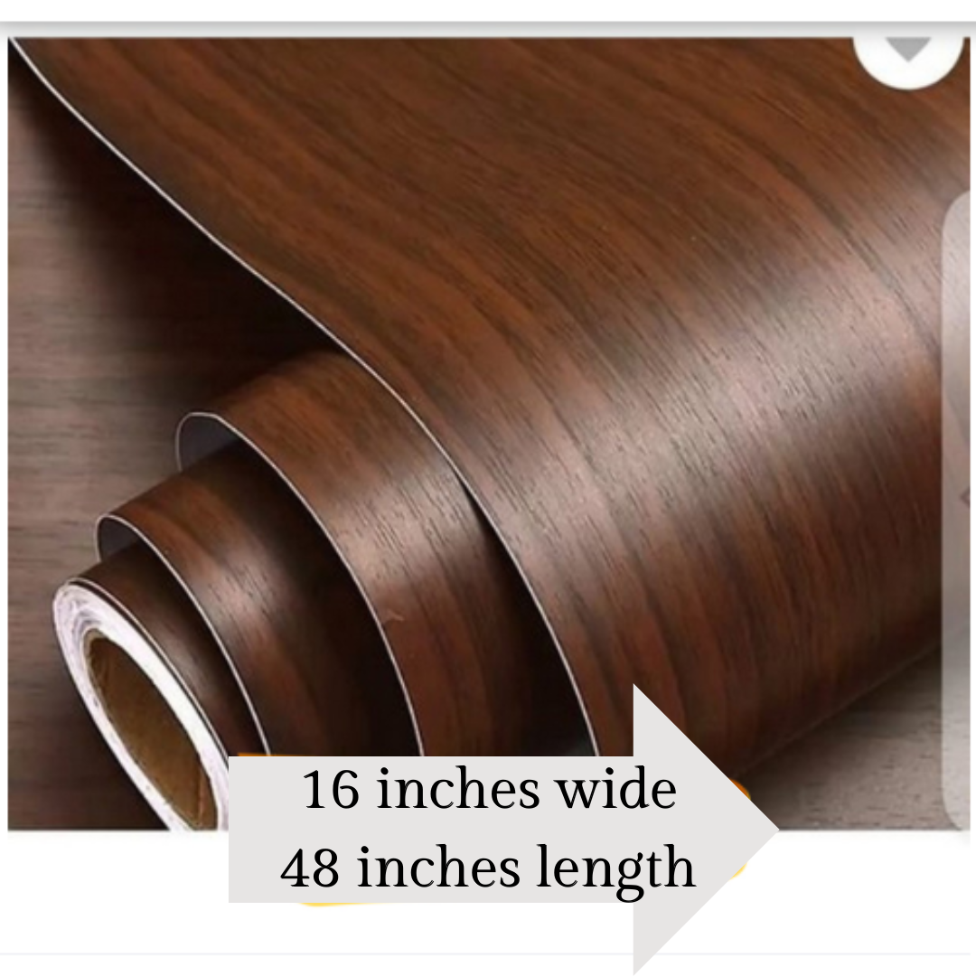 Wooden Wallpaper Sheet Sticker Self Adhesive WaterProof PVC Wallpaper ...