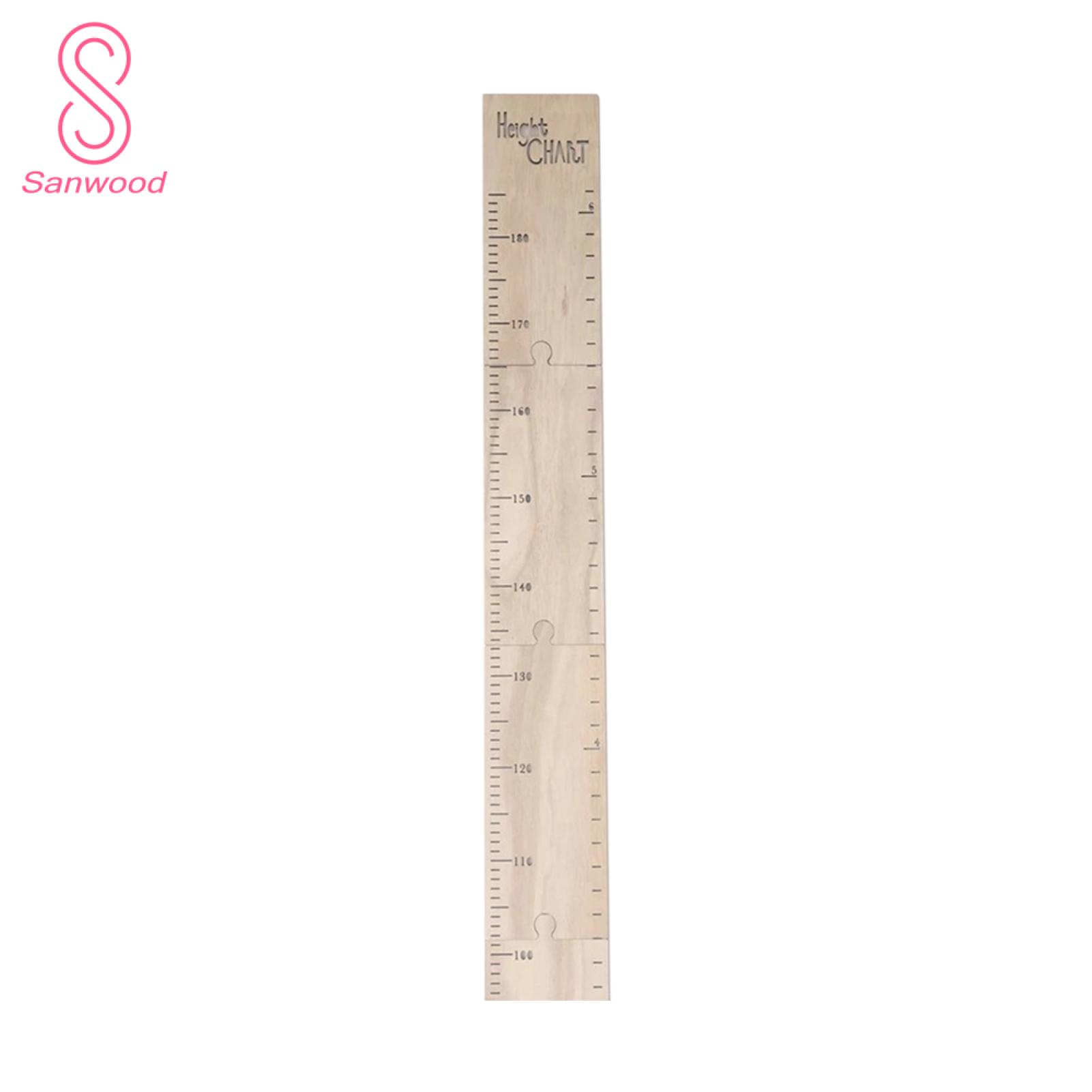 Height Chart Self-adhesive Wooden Kids Height Growth Chart Ruler | Daraz.pk