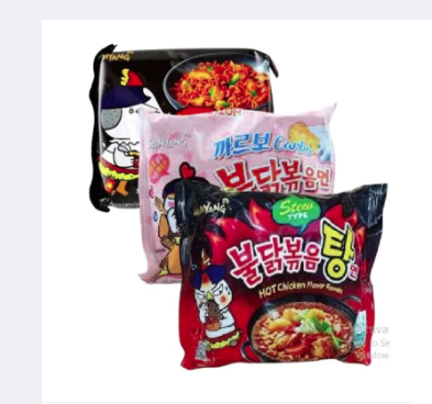 Samyang Buldak Halal (Black+Pink+Stew) Noodles 3 Different Flavors ...