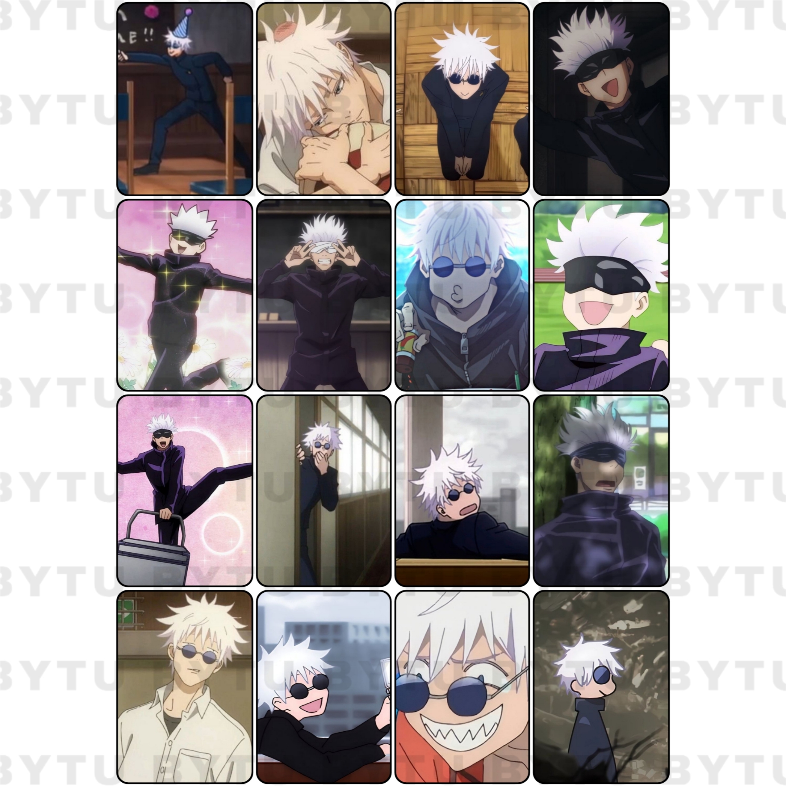 Gojo Satoru Jujutsu Kaisen Stickers UNCUT for Phone Cover Laptop ...