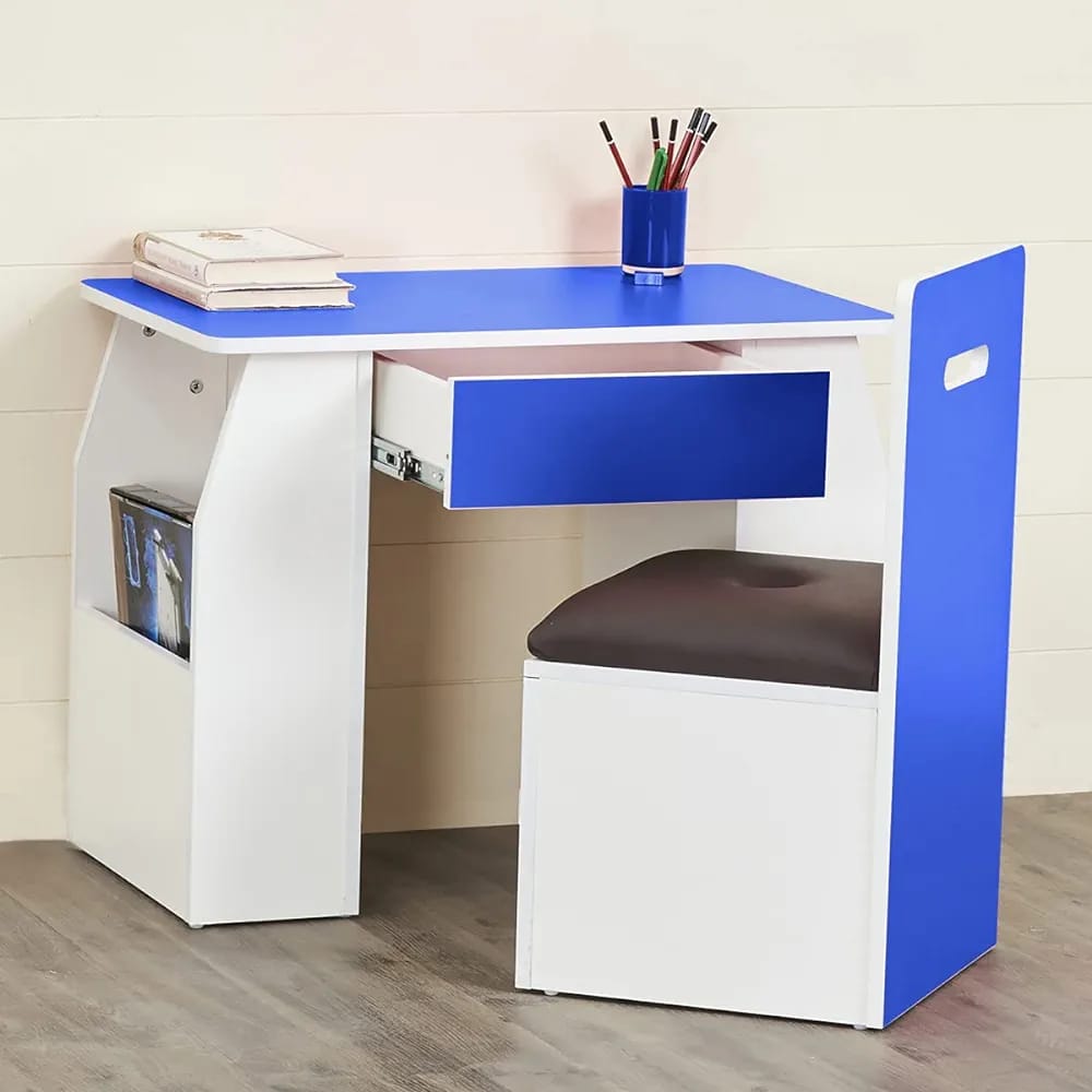 High Gloss Study Computer Desk Home Kids Computer Table Study Table ...