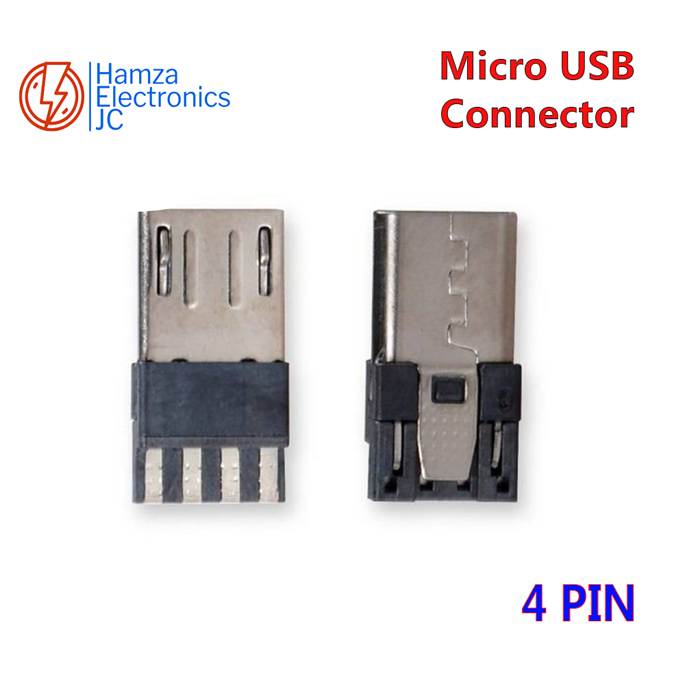 10/25/50/100PCS/LOT Micro USB 4Pin Male Plug connector For Data OTG ...