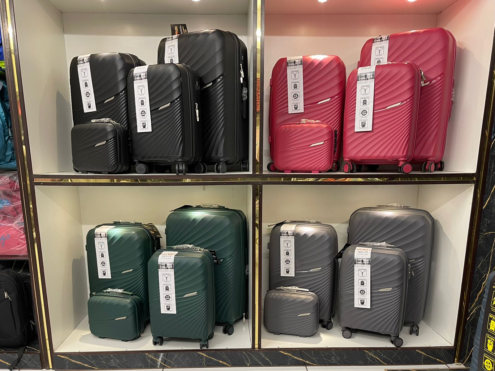 PARTNER 0034 4PIECES TROLLEY SUITCASE LUGGAGE | Daraz.pk