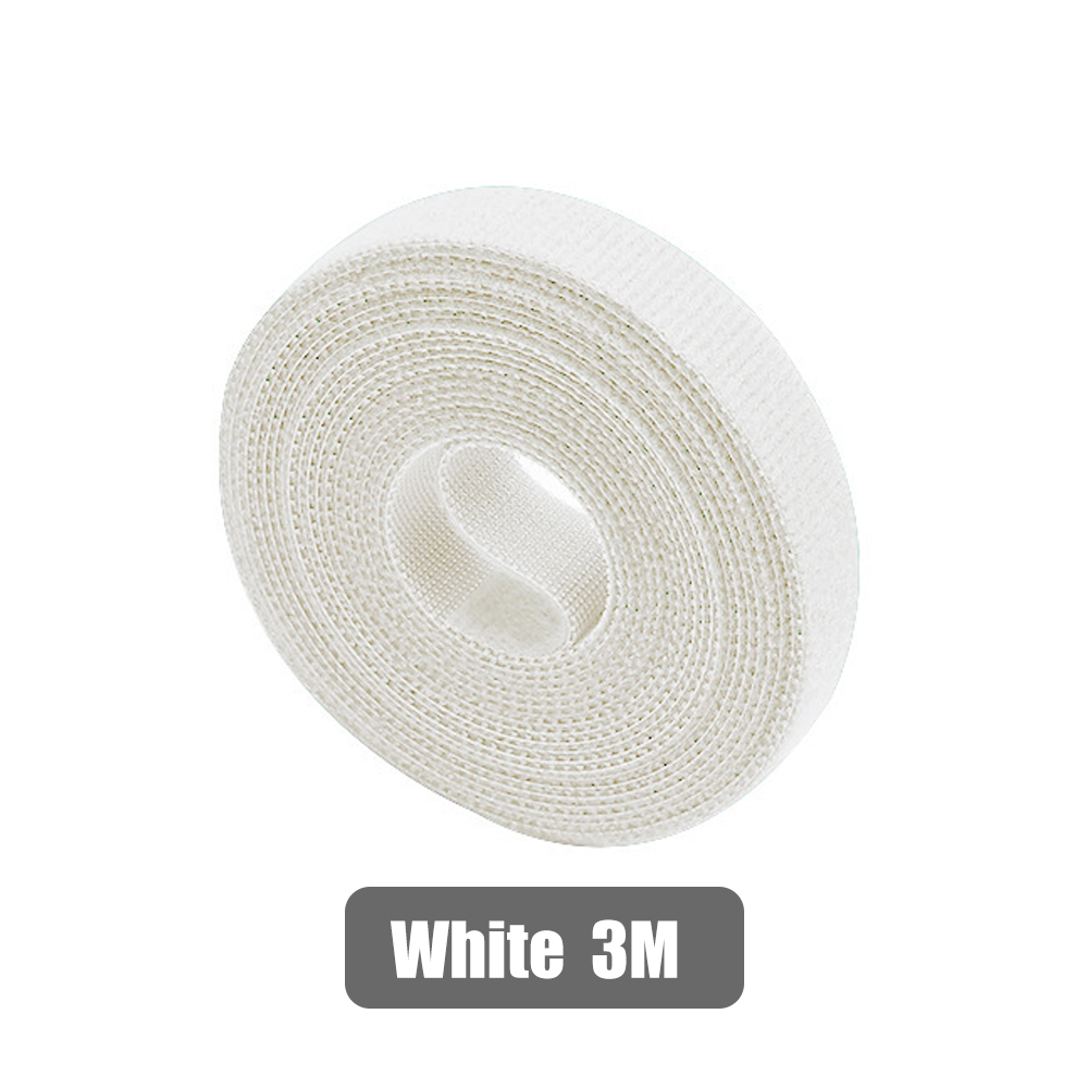 3/5M Nylon Adhesive Fastener Tape Magic Hooks Loops Cable Ties Clip ...