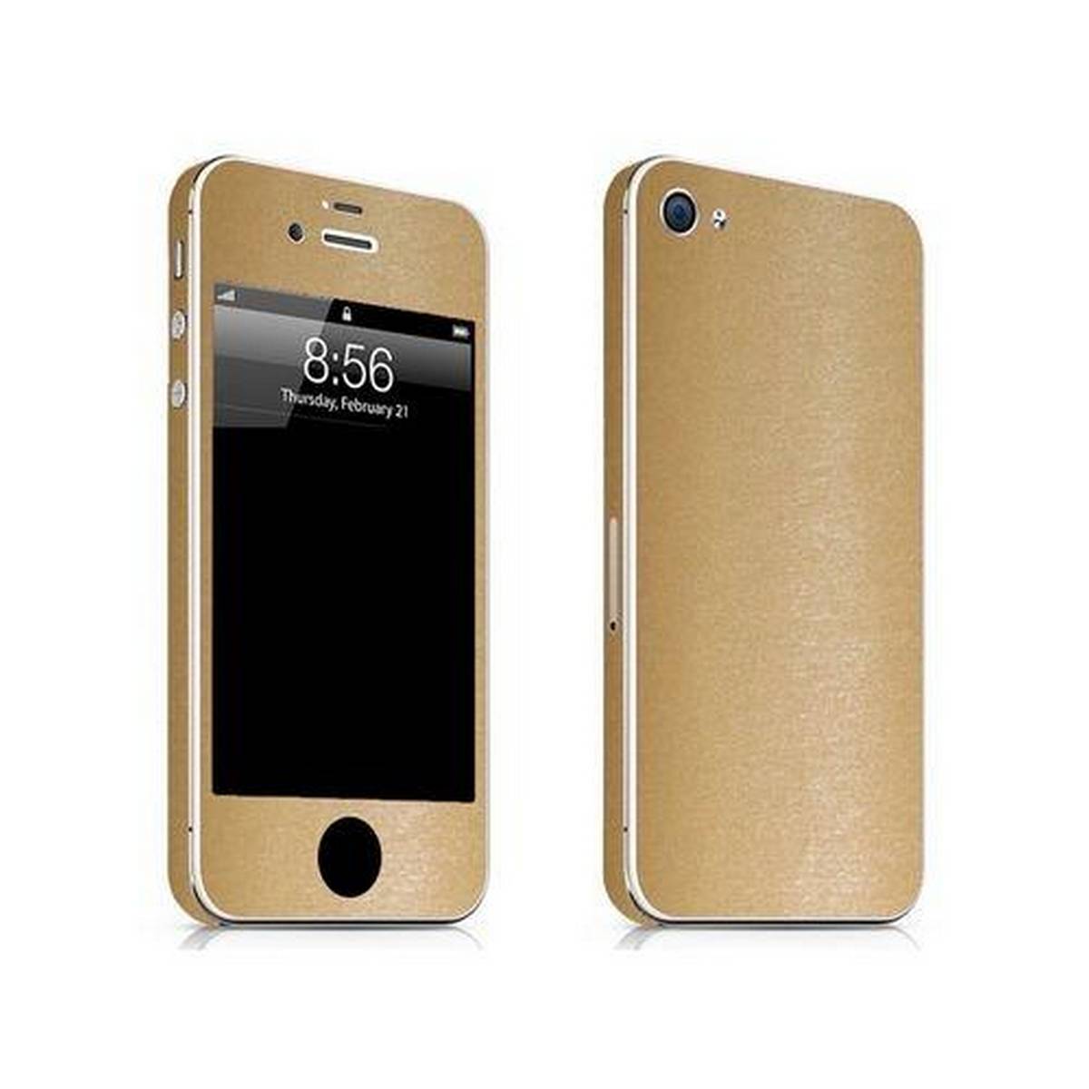 Iphone 4S Gold Brushed Metal Texture Skin | Daraz.pk