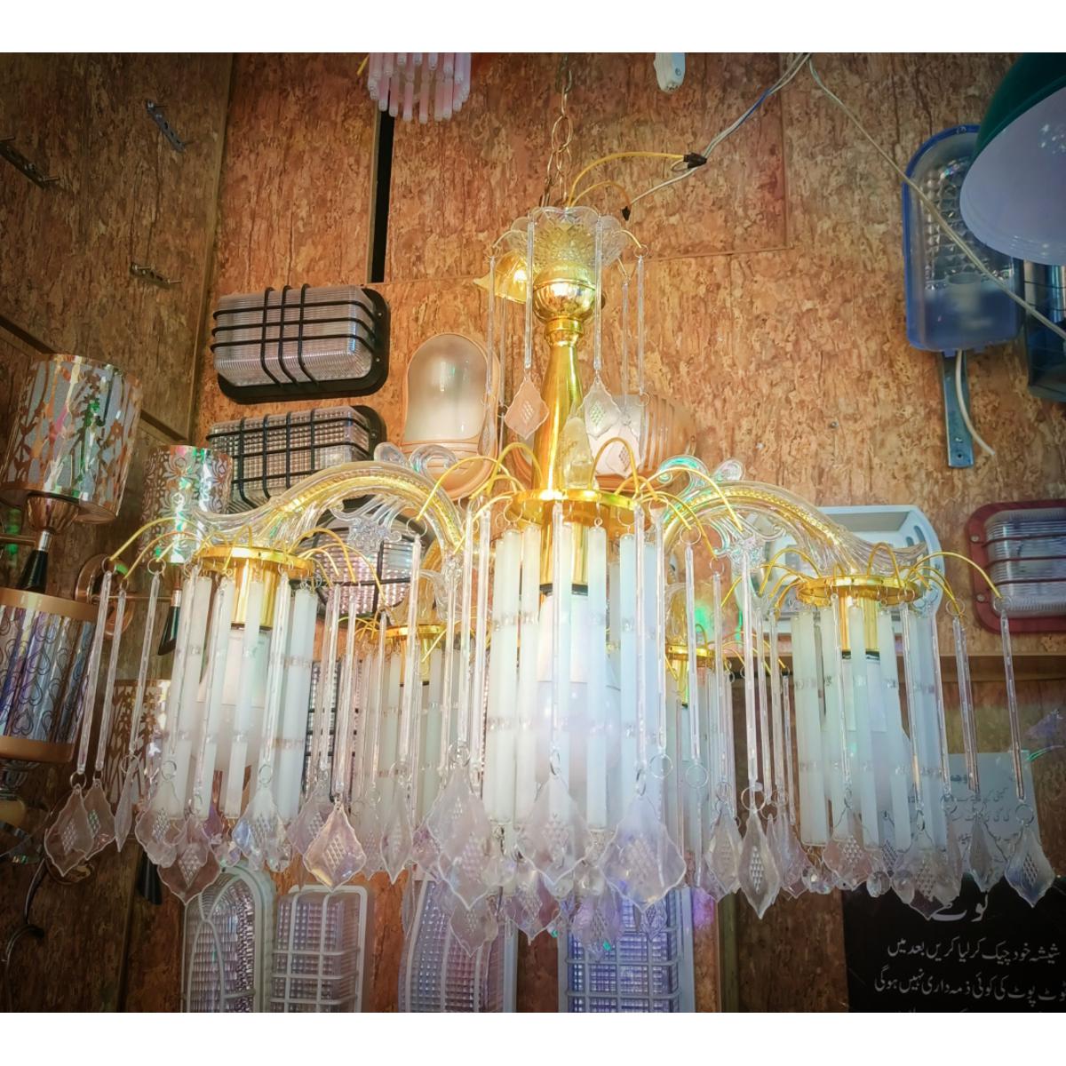 fancy chandelier fanous 6 light ceiling light new design glass use for ...