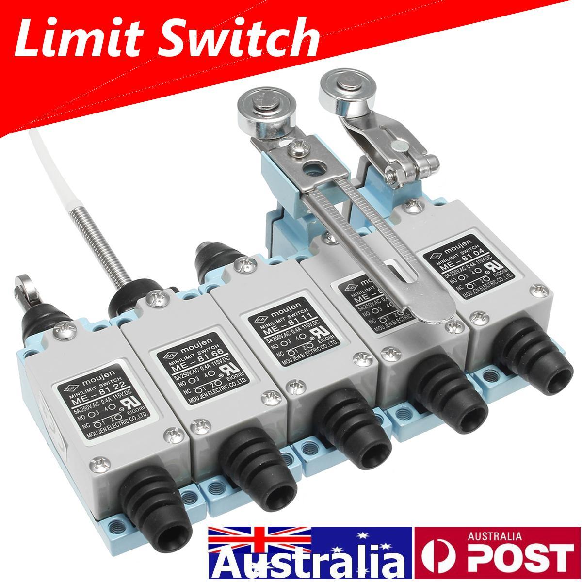 8167 250VAC Limit Switch IP65 Adjustable Actuator Roller Arm Rod Spring ...