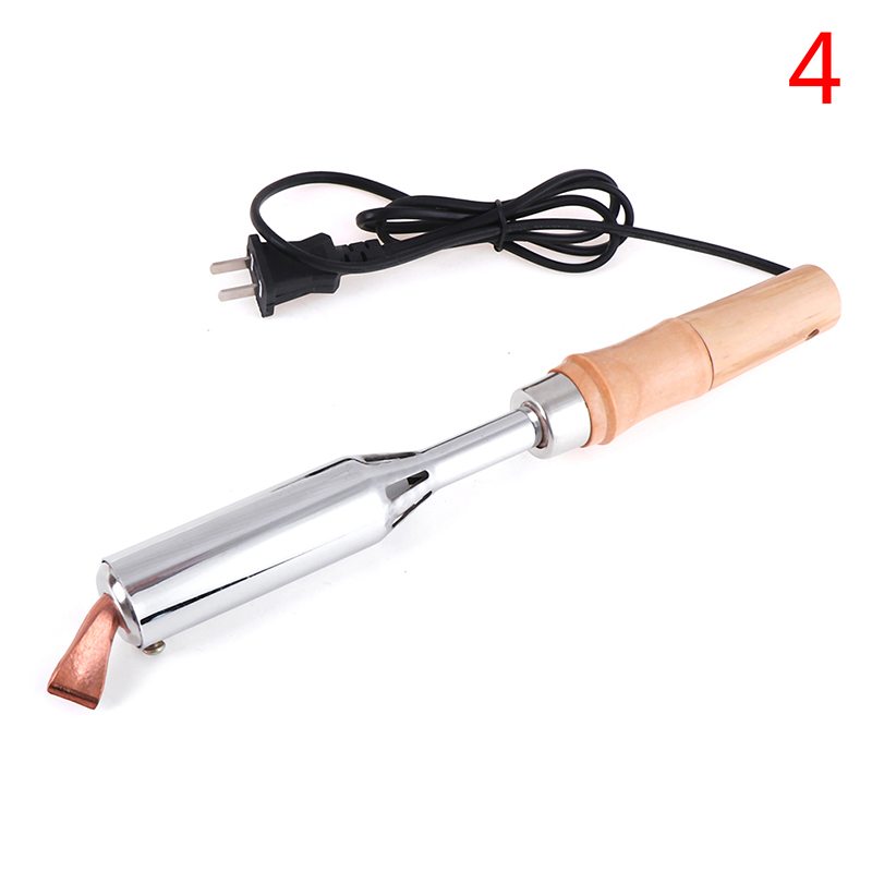 220V heavy duty high power electric soldering iron chisel tip wood ...