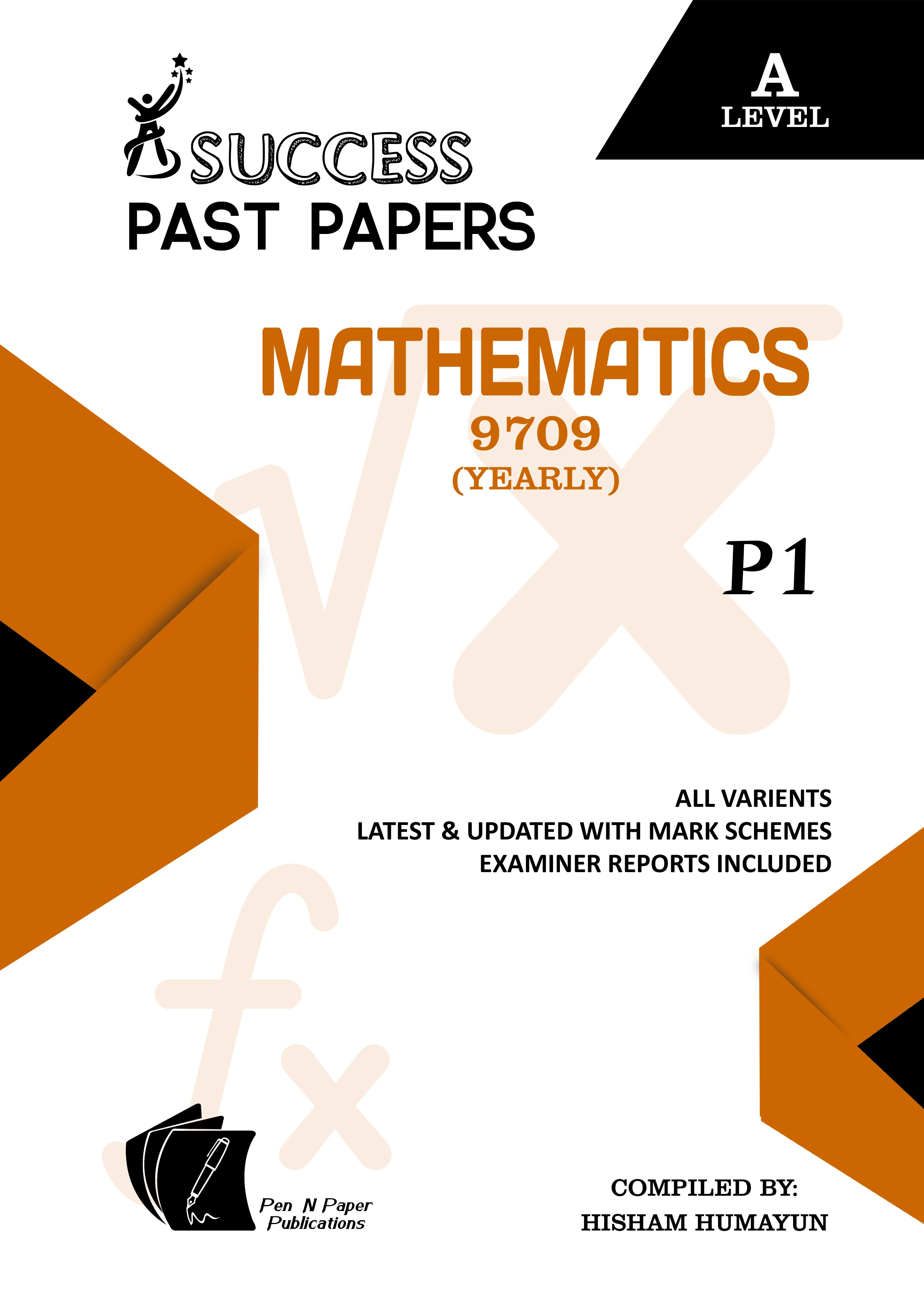 Mathematics A Levels Paper 1 (Unsolved Yearly with Marking Scheme ...