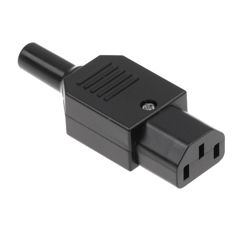 1Pc 16A 250V Straight Cable Plug Connector C13 C14 Female Male Plug ...