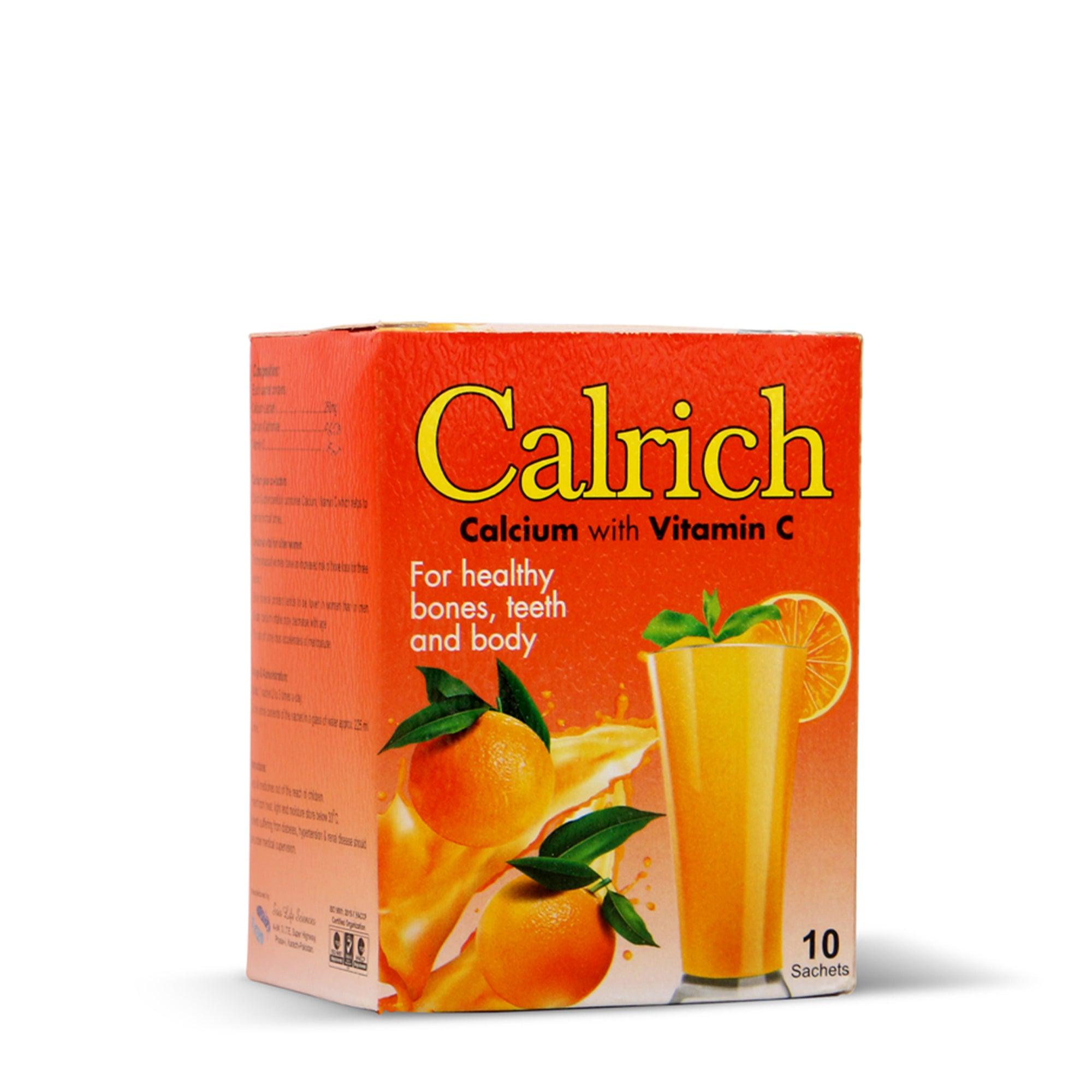 Calrich Sachet – Advanced Calcium, Vitamin D3 & Magnesium for Strong ...