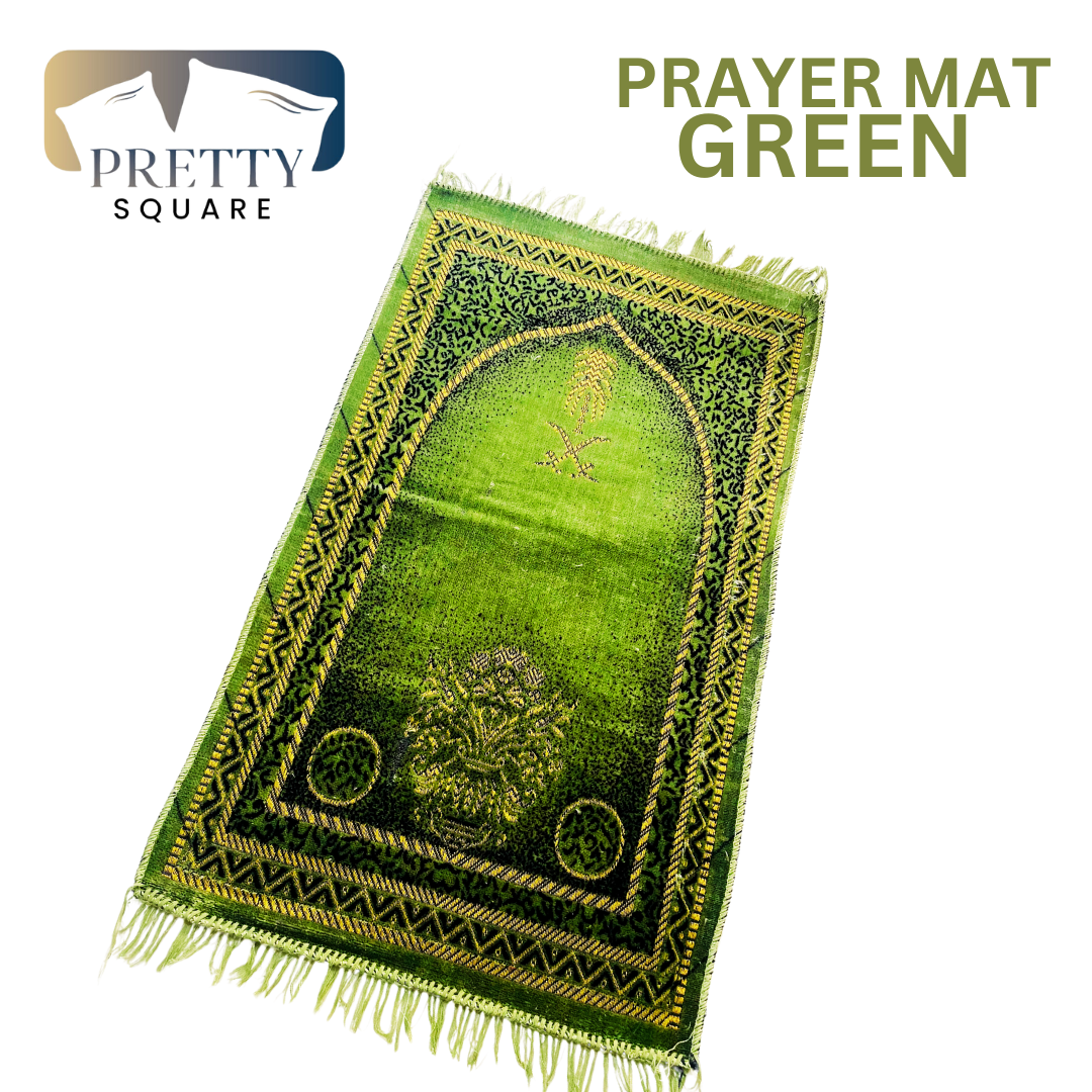 Muslim Prayer Rug Janamaz Prayer Mat Premium Orthopedic Foam Quilted ...