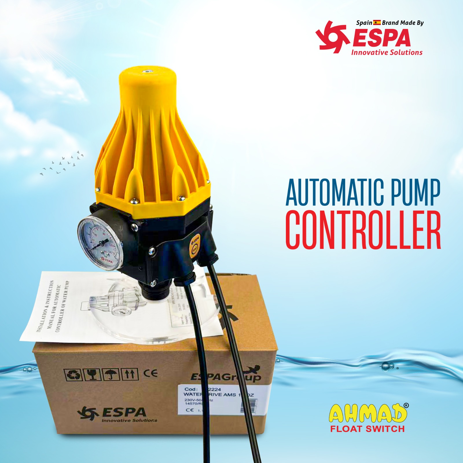 ESPA automatic pressure switch controller Booster Kit For All kind of ...