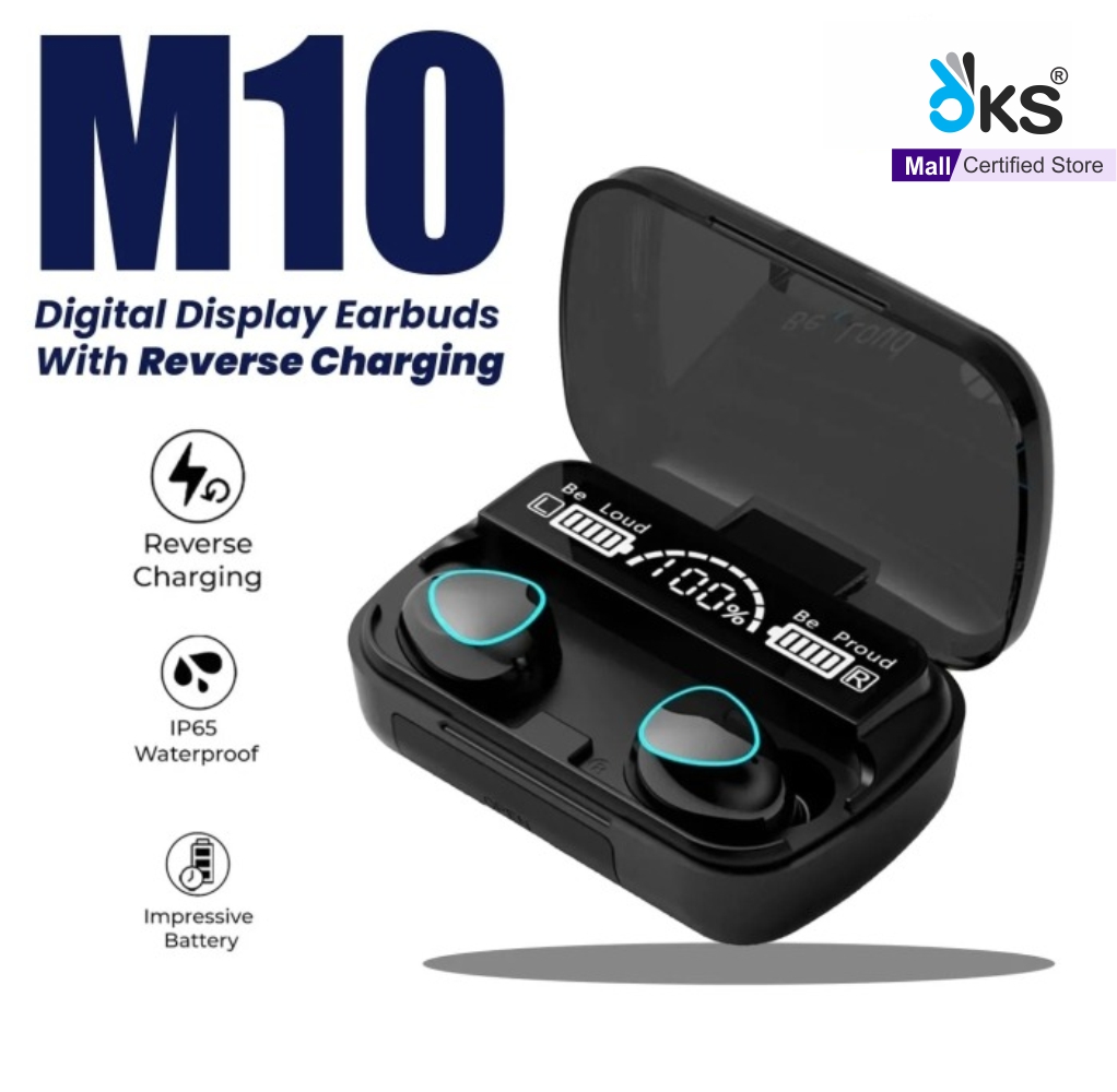 M10 True Wireless Earbuds Airpods M10 Air buds : Bluetooth with Noise ...