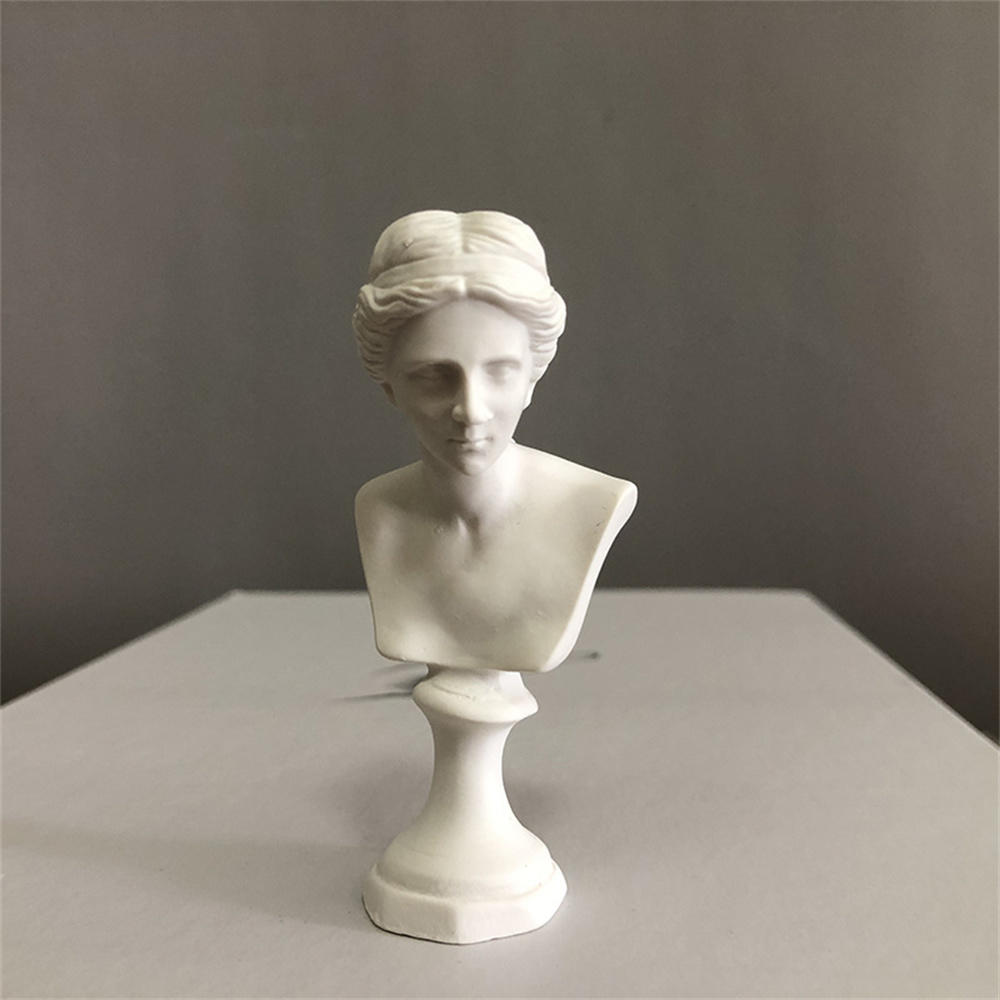 Mini Greek Mythology Plaster Art Famous Sculpture Human Head Statue ...