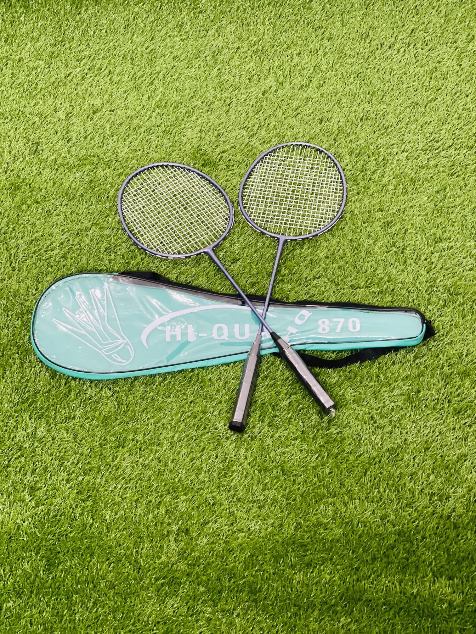 Hi Qua Badminton Rackets in Premium Quality with 2 Shuttle and carrying ...