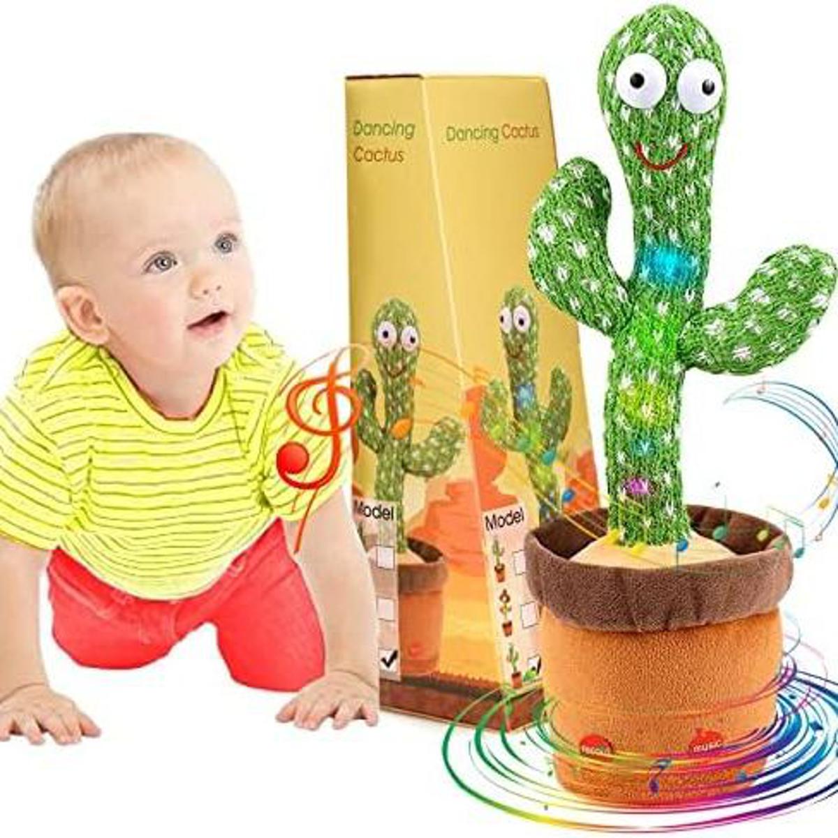 Rechargeable Dancing Cactus Toy with Songs - Funny Electronic Singing ...