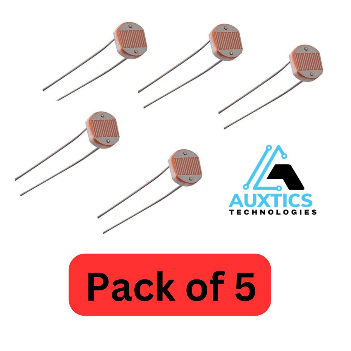 LDR Light Dependent Resistor Pack of 5 | Daraz.pk