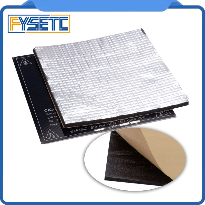1PC 10mm thickness Heating Bed Heat Insulation Cotton Foil Self ...