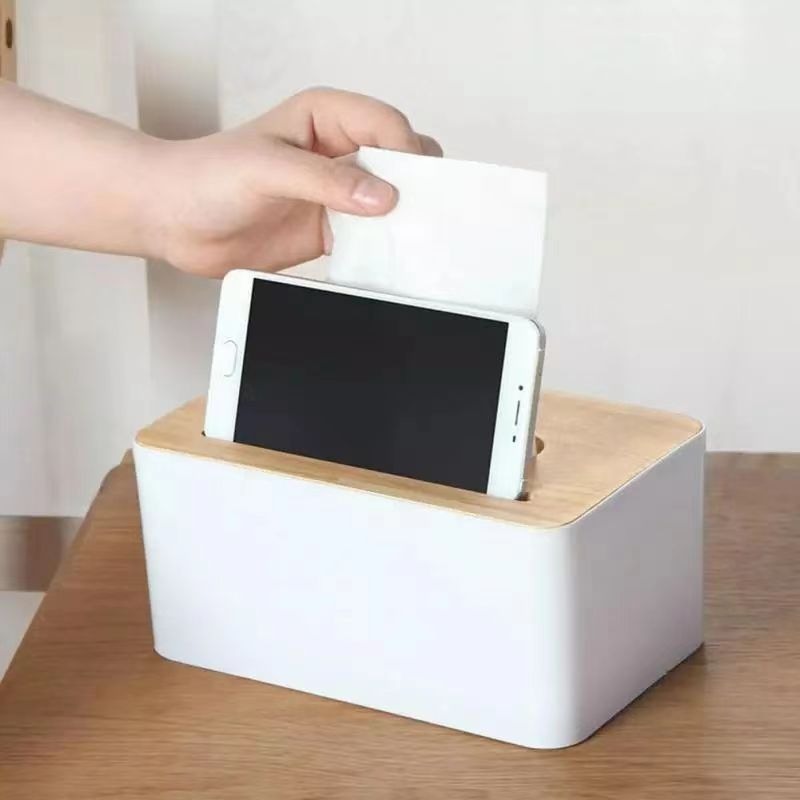 Classy Style Luxury Plastic Tissue Box/Holder (White color) | Tissue ...