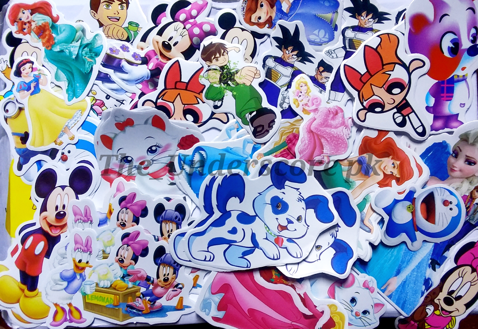 Multi Characters Cartoons Stickers For Kids (40 to 50 Stickers) Most ...